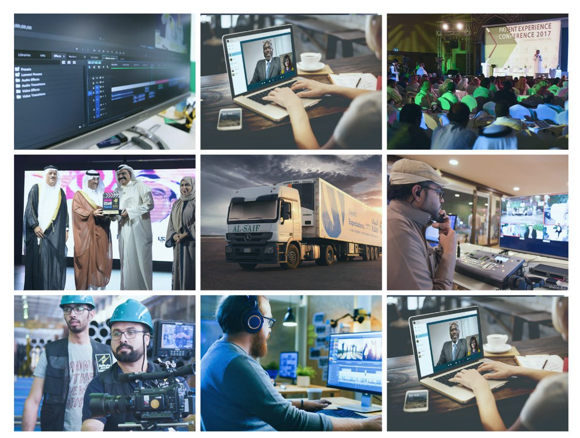 Audio & Visual Production WEB DESIGN - لنا سيرفس